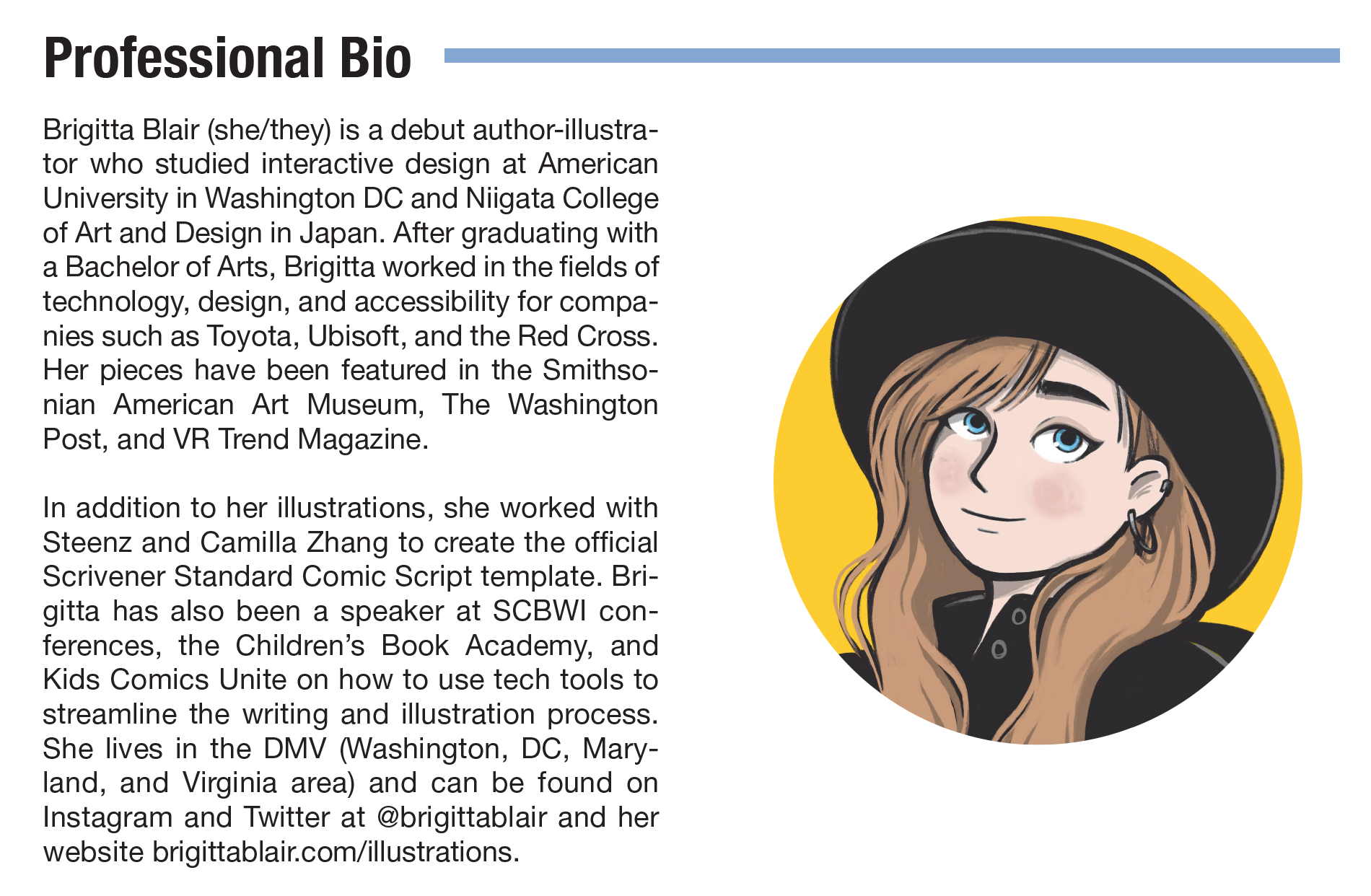 What's in a Graphic Novel Pitch Package - Brigitta Blurbs
